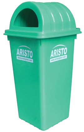 Buy Aristo Waste Bin 80Ltr With Dome Lid Green Online in India at Best ...