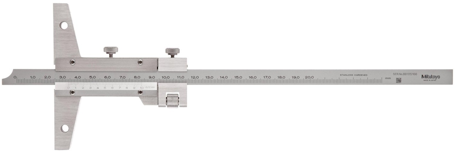 Buy Mitutoyo 200 mm Vernier Depth Gauge 527-102 Online in India at Best ...