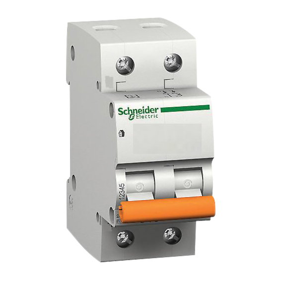 Buy Schneider A9N2P10C 10 A Two Pole Modular Circuit Breakers - xC60 ...
