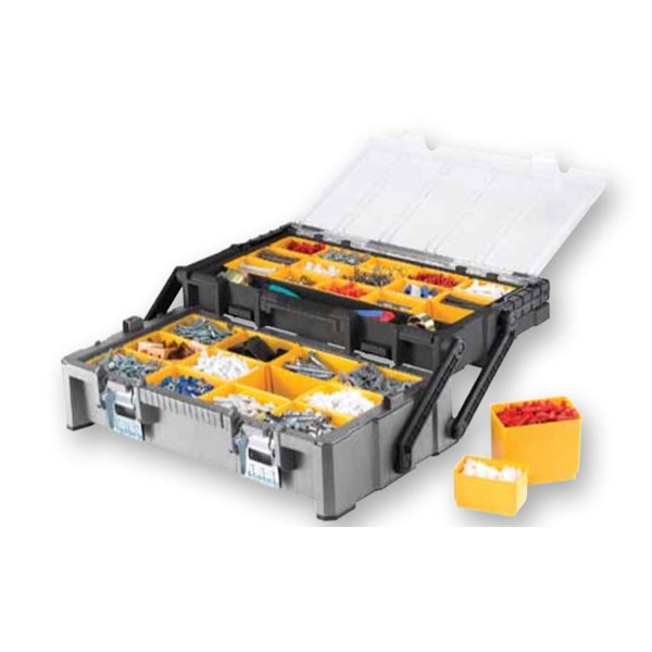 Buy JCB 2 tray cantilever organizer tool box 572x307x167mm 22025053 ...