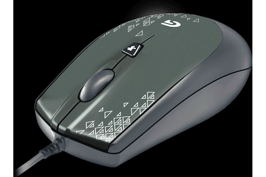 Buy Logitech (Resolution 250 dpi - 2500 dpi) Optical Gaming Mouse Black ...