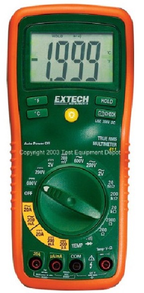 Buy Extech EX-411 Digital Multimeter (AC Voltage Range 1mV to 750V ...
