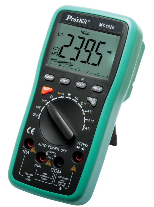 Buy Pro'sKit MT-1820 Digital Multimeter (AC Voltage Range 6V to 750V ...
