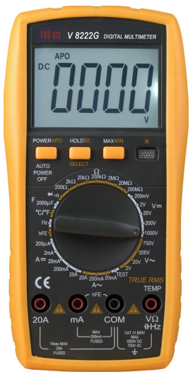 Buy Vartech 200mV-1000V Digital Multimeter V 8222 G Online in India at ...