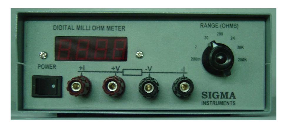 Buy Sigma Milli Ohm Meter (3½ digit panel meter) Online in India at ...
