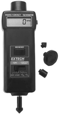 Buy Extech Photo/Contact Tachometer 461895 Range 0.5 to 20000 RPM ...