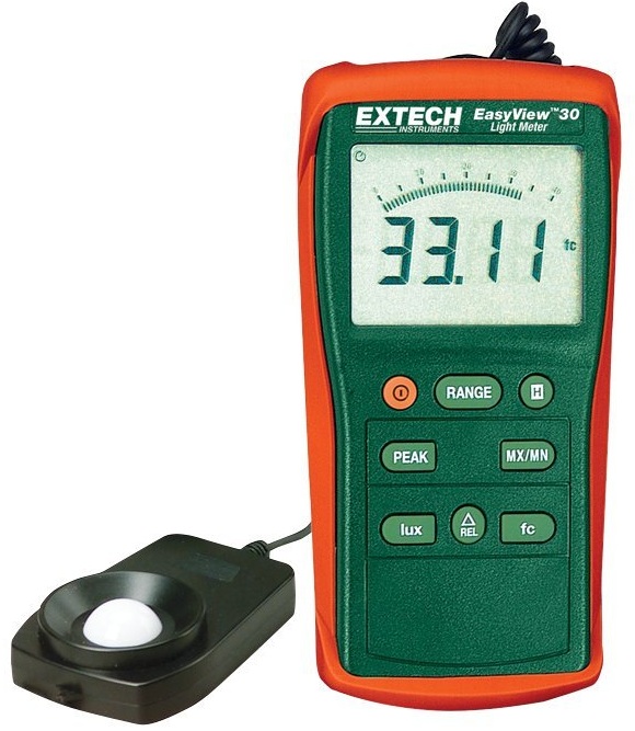 Buy Extech EA-30 Digital Light Meter (Lux Range 40 to 400000) Online in ...