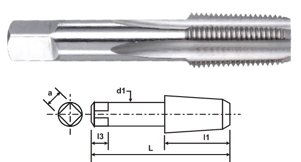 Buy MIRANDA TOOLS Taper Thread NPT Pipe Tap (1 Inch) Online in India at ...